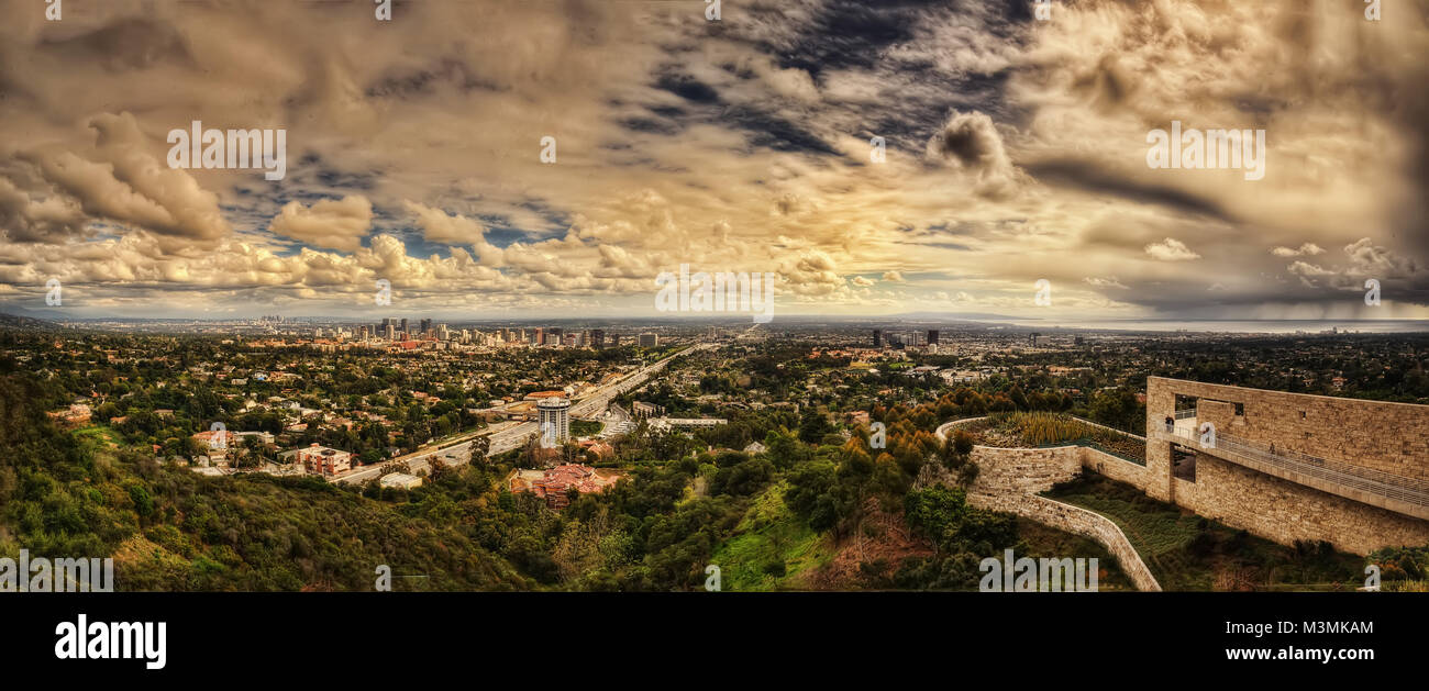 Getty center los angeles sunset hi-res stock photography and images - Alamy