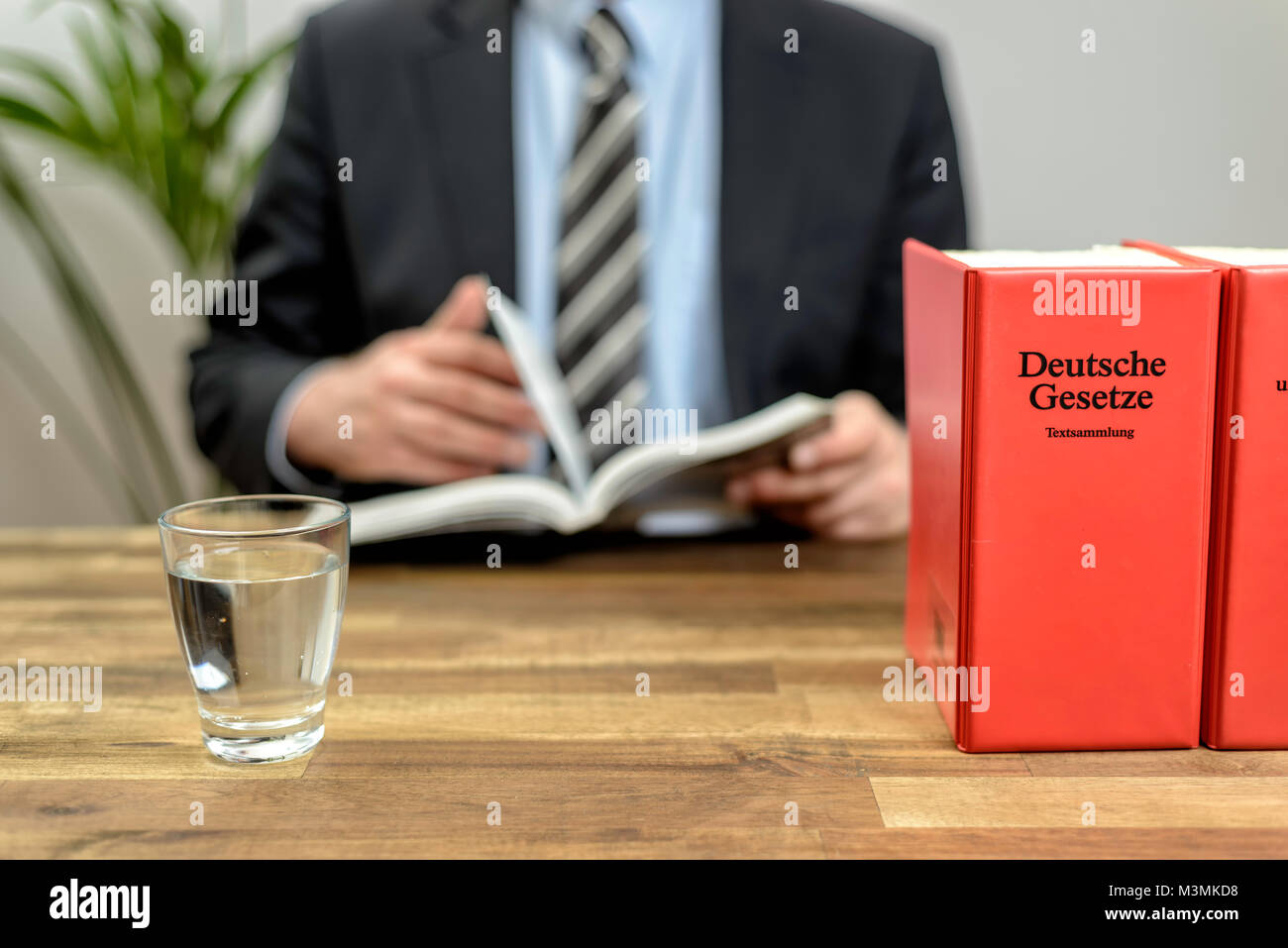 office of a german lawyer with legal books Stock Photo - Alamy