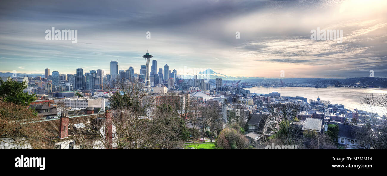 Seattle Skyline, USA taken in 2015 Stock Photo - Alamy