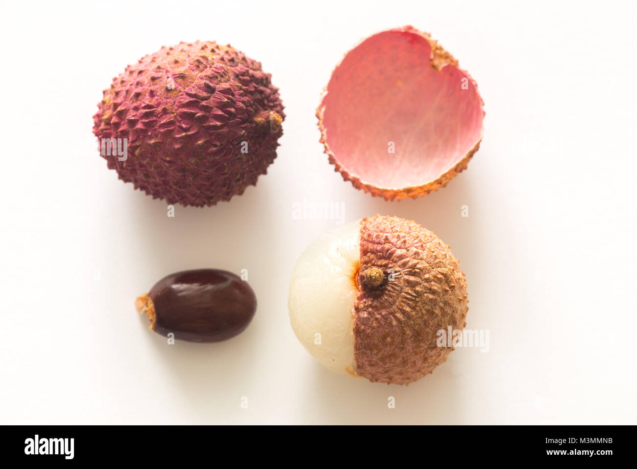 lychee isolated on the white background Stock Photo - Alamy