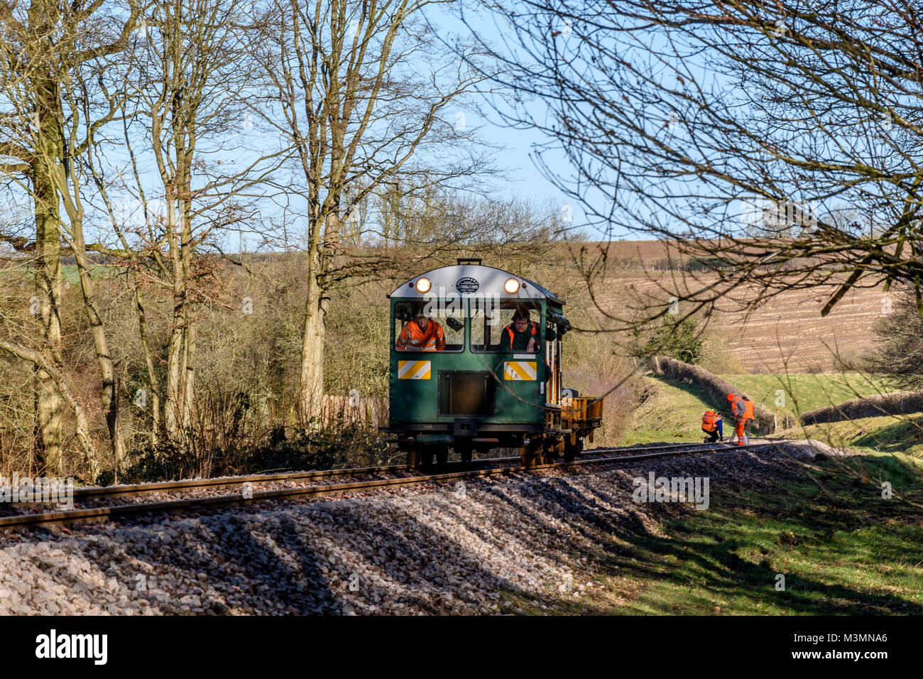 Lineside Photograph on the Bluebell Railway Stock Photo - Alamy