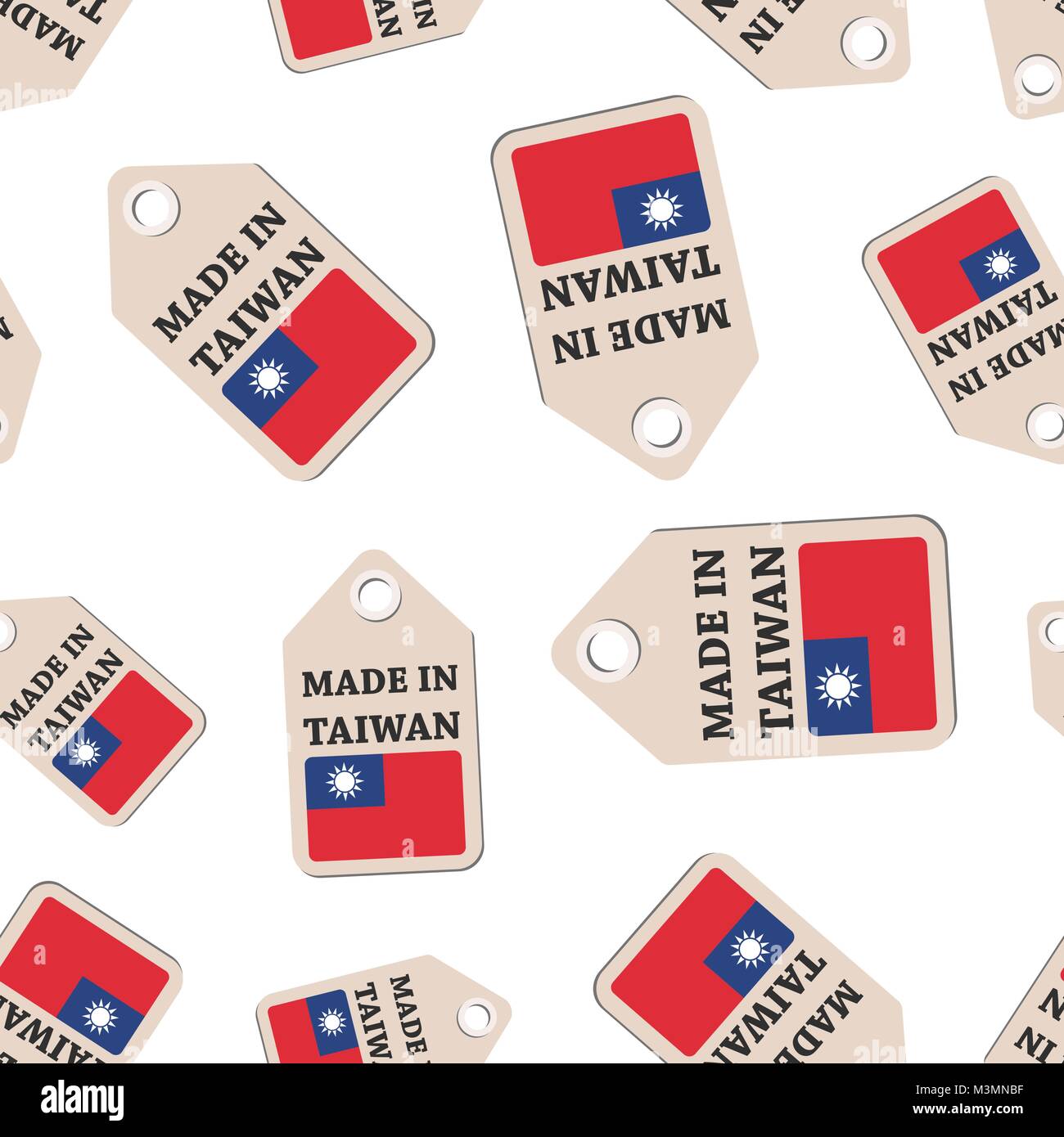 Taiwan flag vector vectors hi-res stock photography and images - Alamy