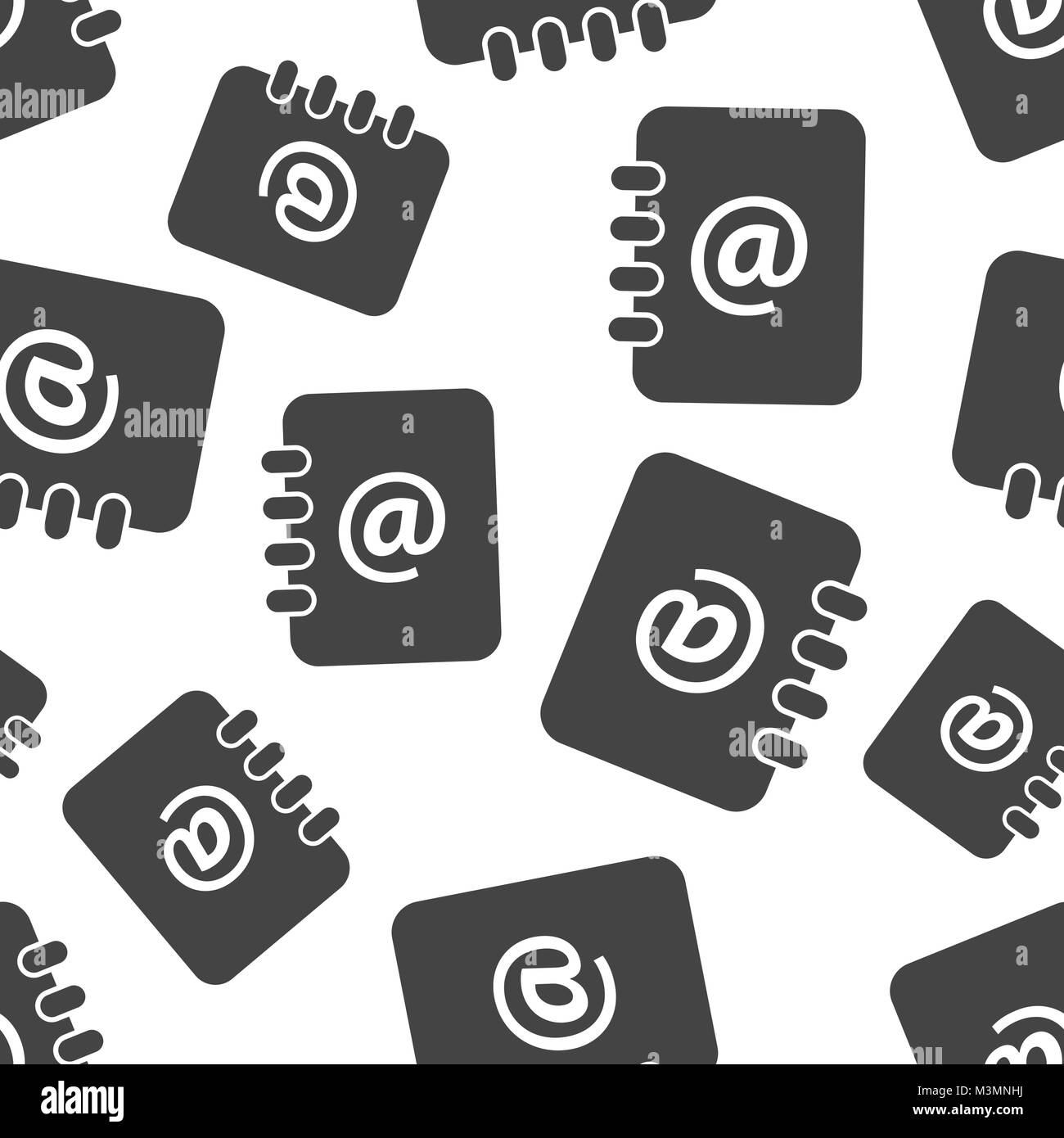 Address book seamless pattern background. Business flat vector ...