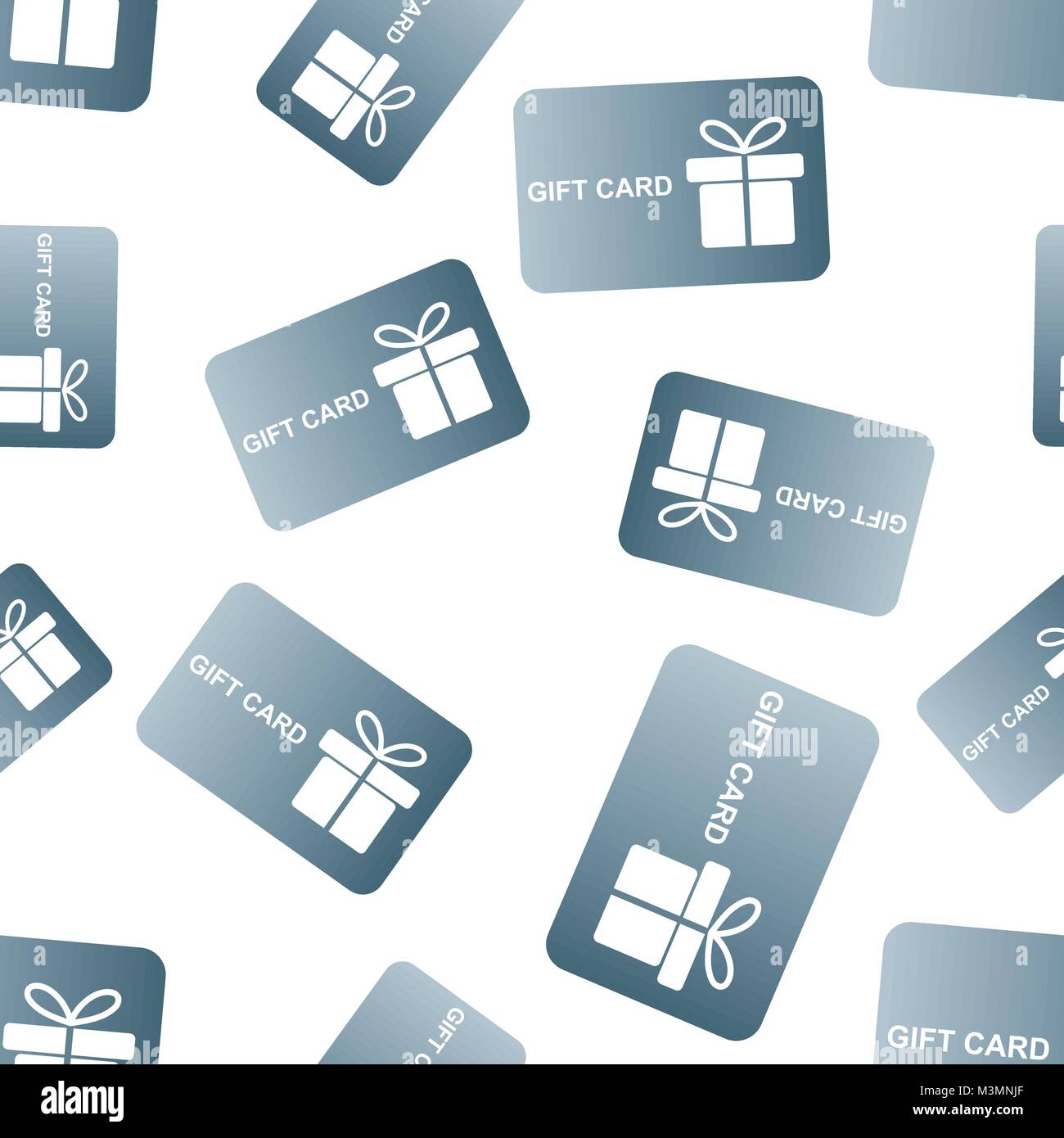 Gift card seamless pattern background. Business flat vector ...