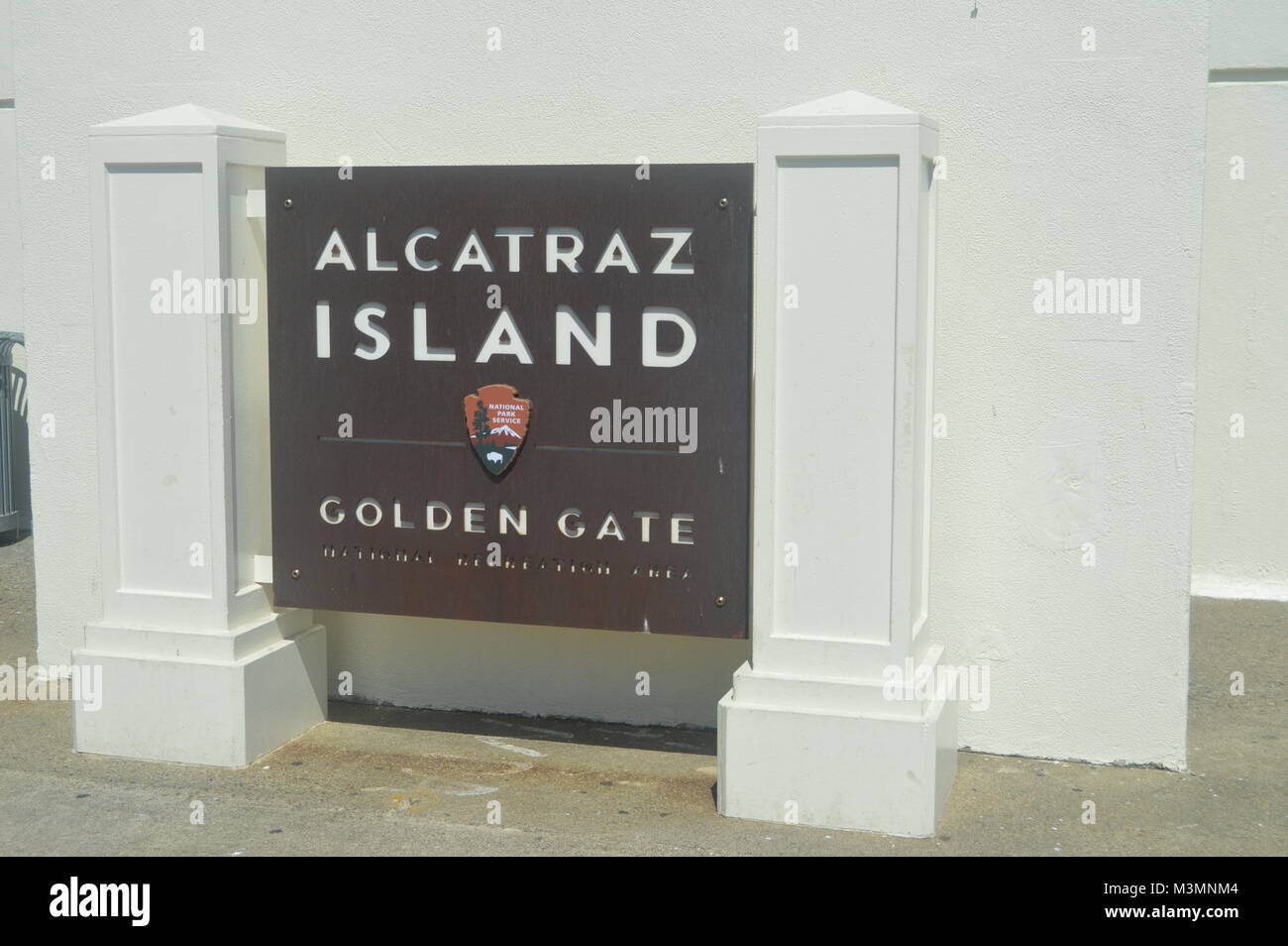 Welcome sign entrance alcatraz prison hi-res stock photography and ...