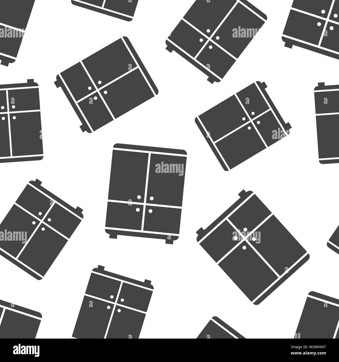 Cupboard seamless pattern background. Business flat vector illustration ...