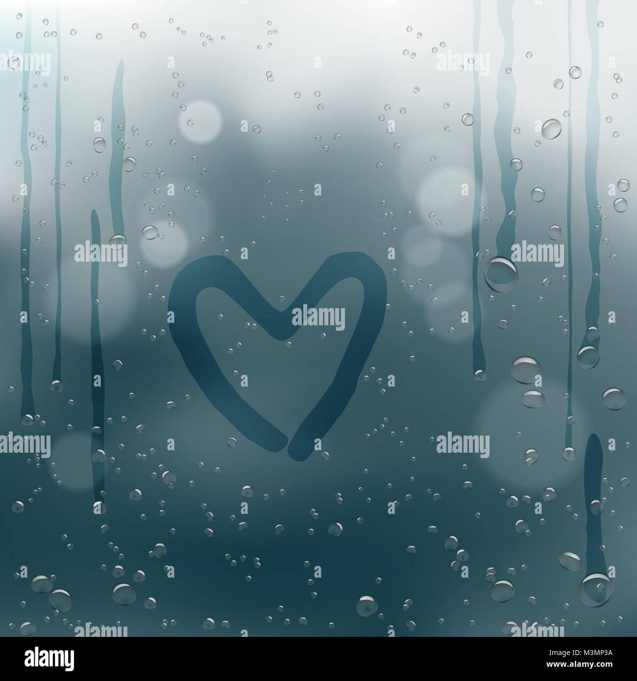 Background water drops on window Stock Vector Images - Alamy