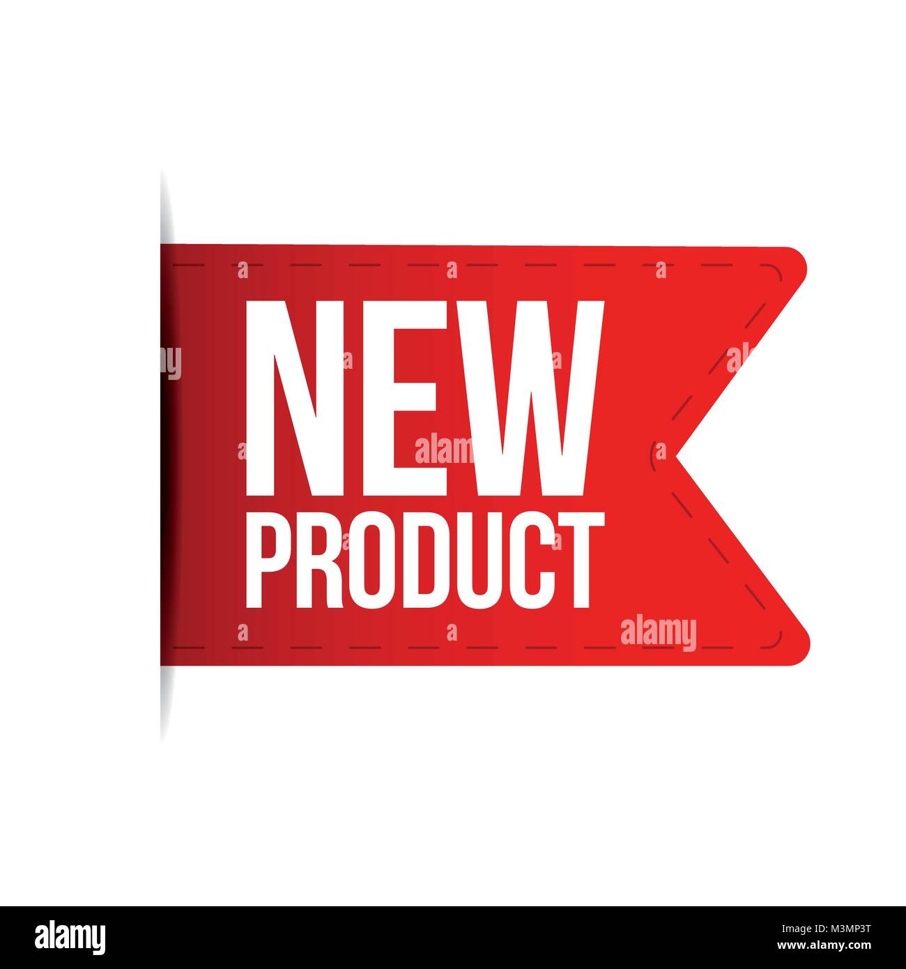 New Product red ribbon Stock Vector Image & Art - Alamy