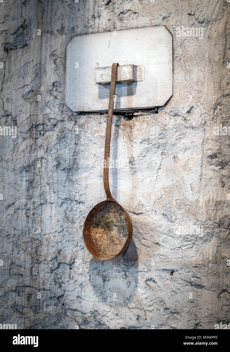 Hanging antique spoon hi-res stock photography and images - Alamy