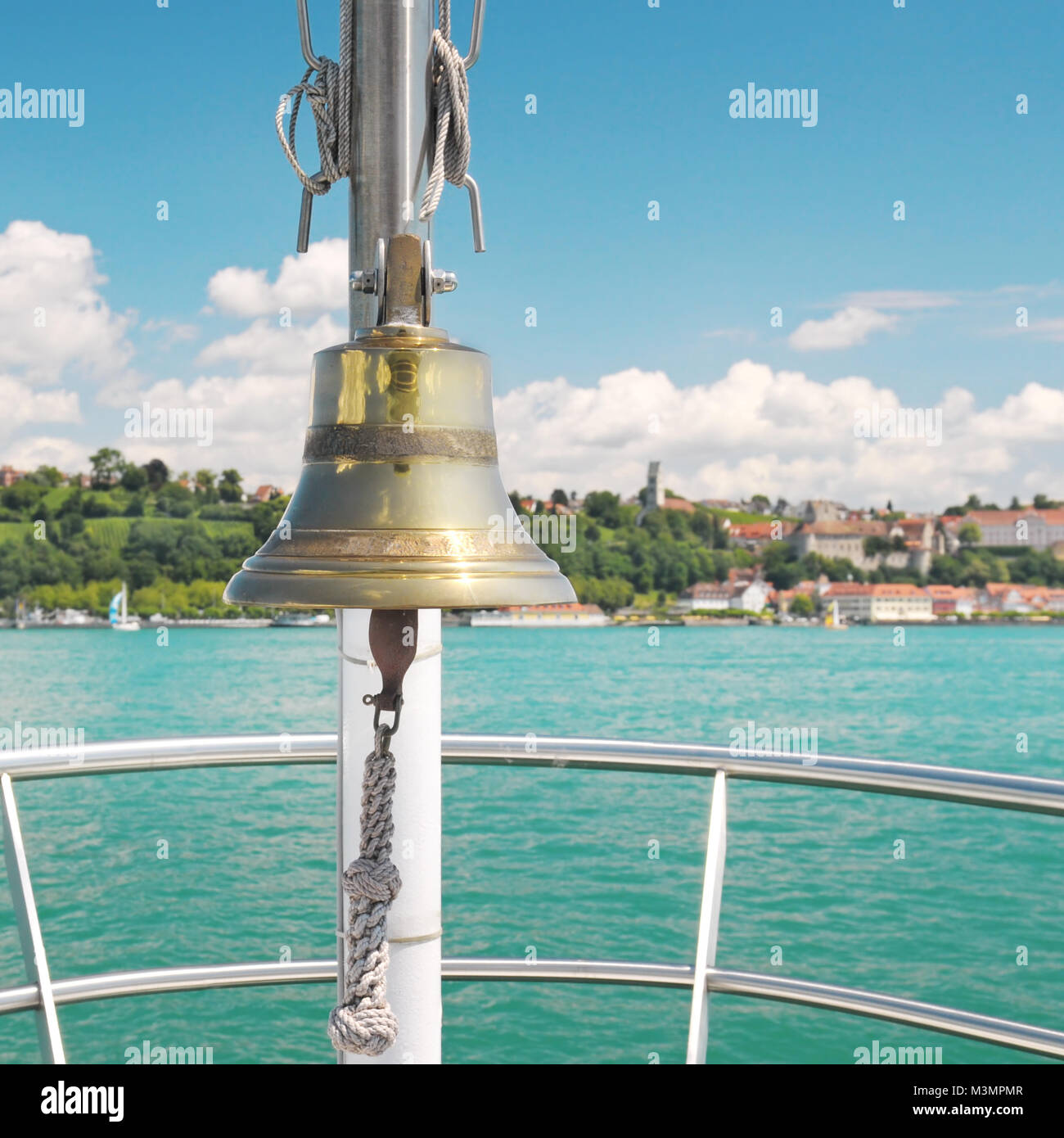 Bell rope blue yellow hi-res stock photography and images - Alamy