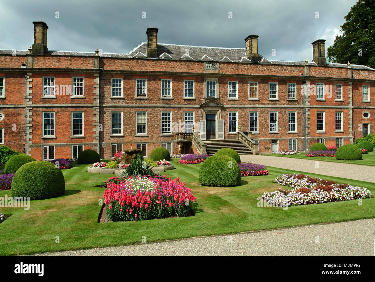 Erddig Hall, A 17th.century stately home, Wrexham, Wales, with it's ...