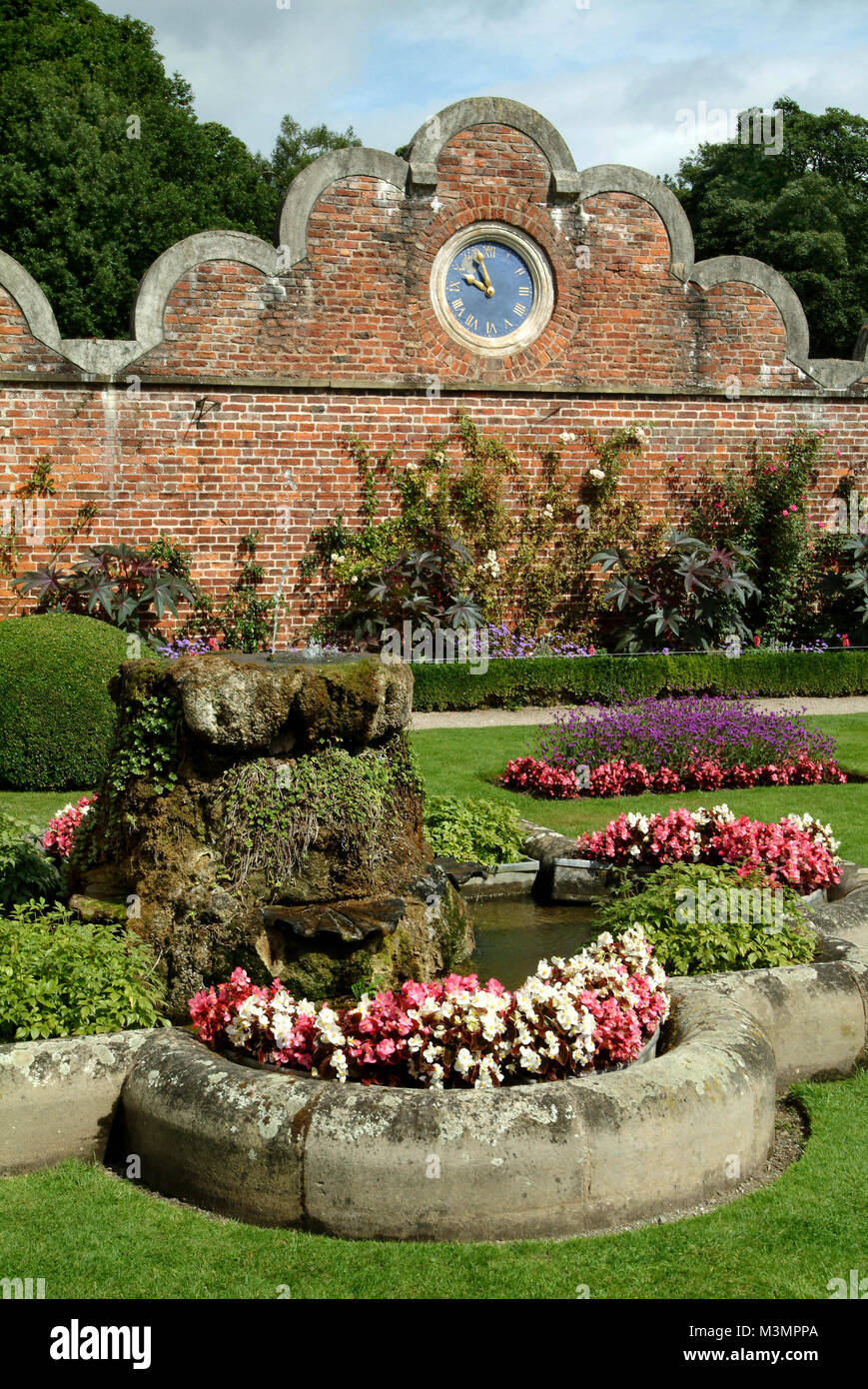 Erddig Hall, A 17th.century stately home, Wrexham, Wales, with it's ...