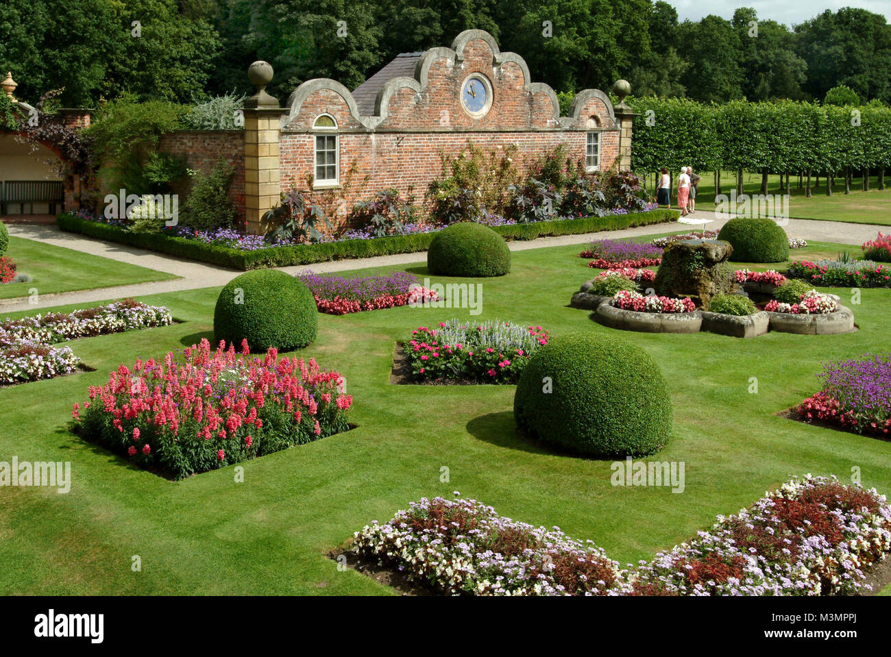 Erddig Hall, A 17th.century stately home, Wrexham, Wales, with it's ...