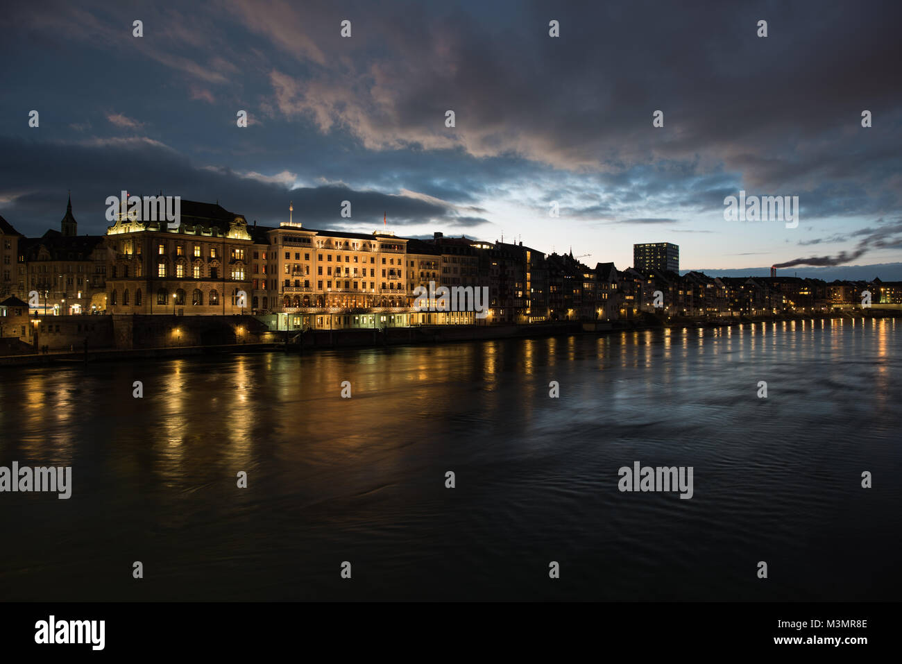 Switzerland basel view rhine hi-res stock photography and images - Alamy