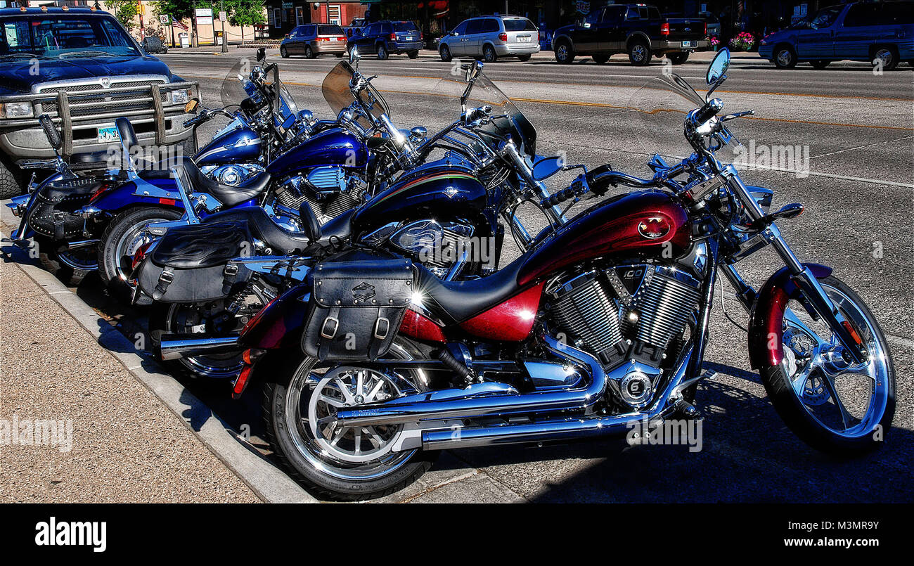Motorbike Gang in the West taken in 2015 Stock Photo - Alamy