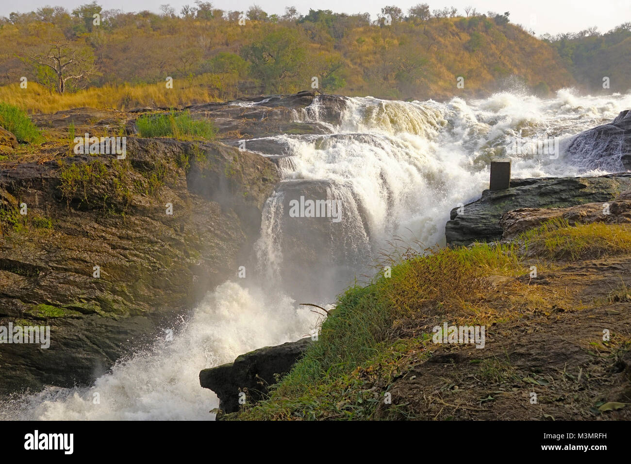 Murchison Falls on the Victoria Nile River in Uganda Stock Photo - Alamy