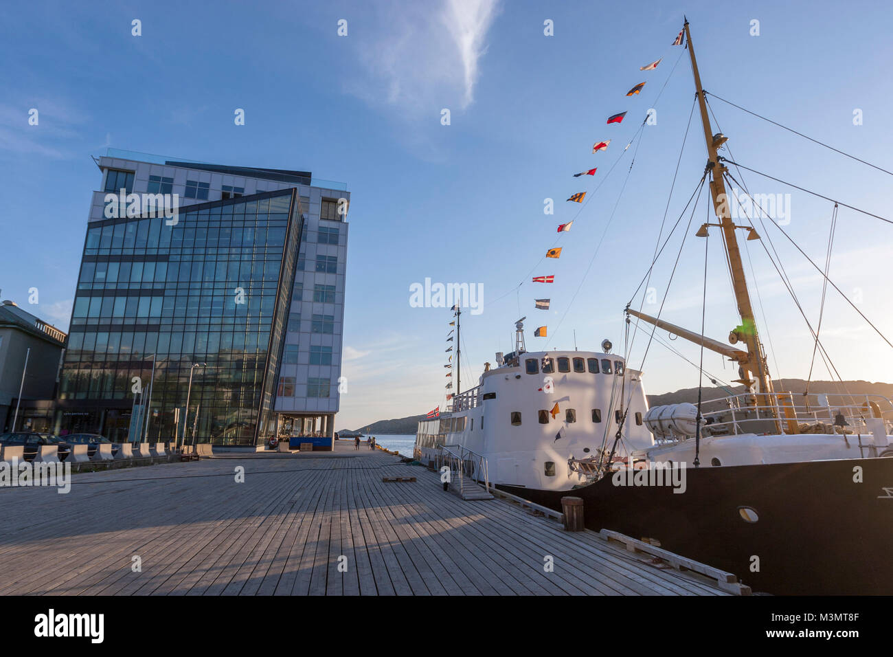 The Harbor Of Bodo, Norway Stock Photo - Alamy