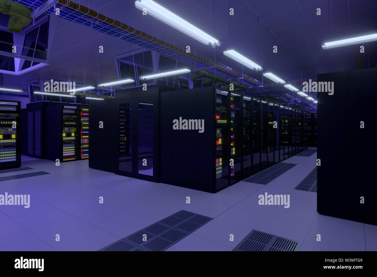 Data centre interior hi-res stock photography and images - Alamy