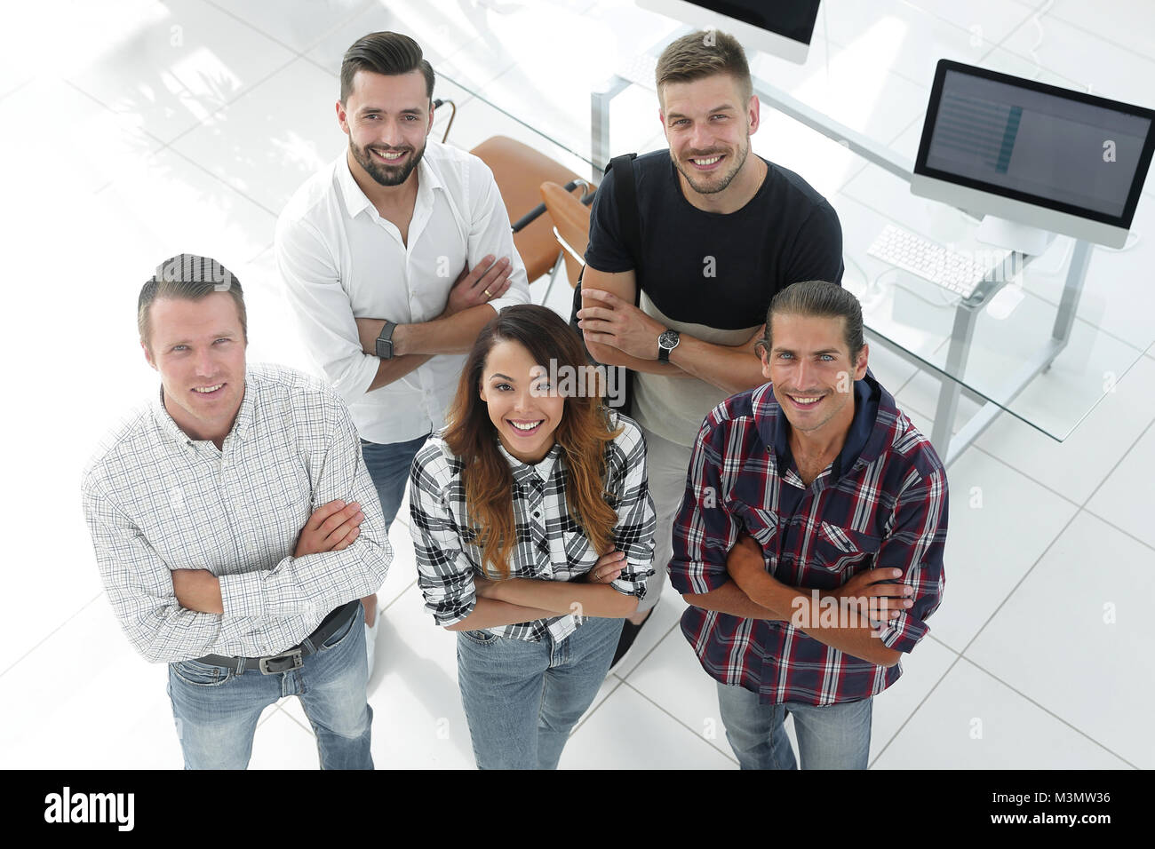group of successful young designers Stock Photo - Alamy