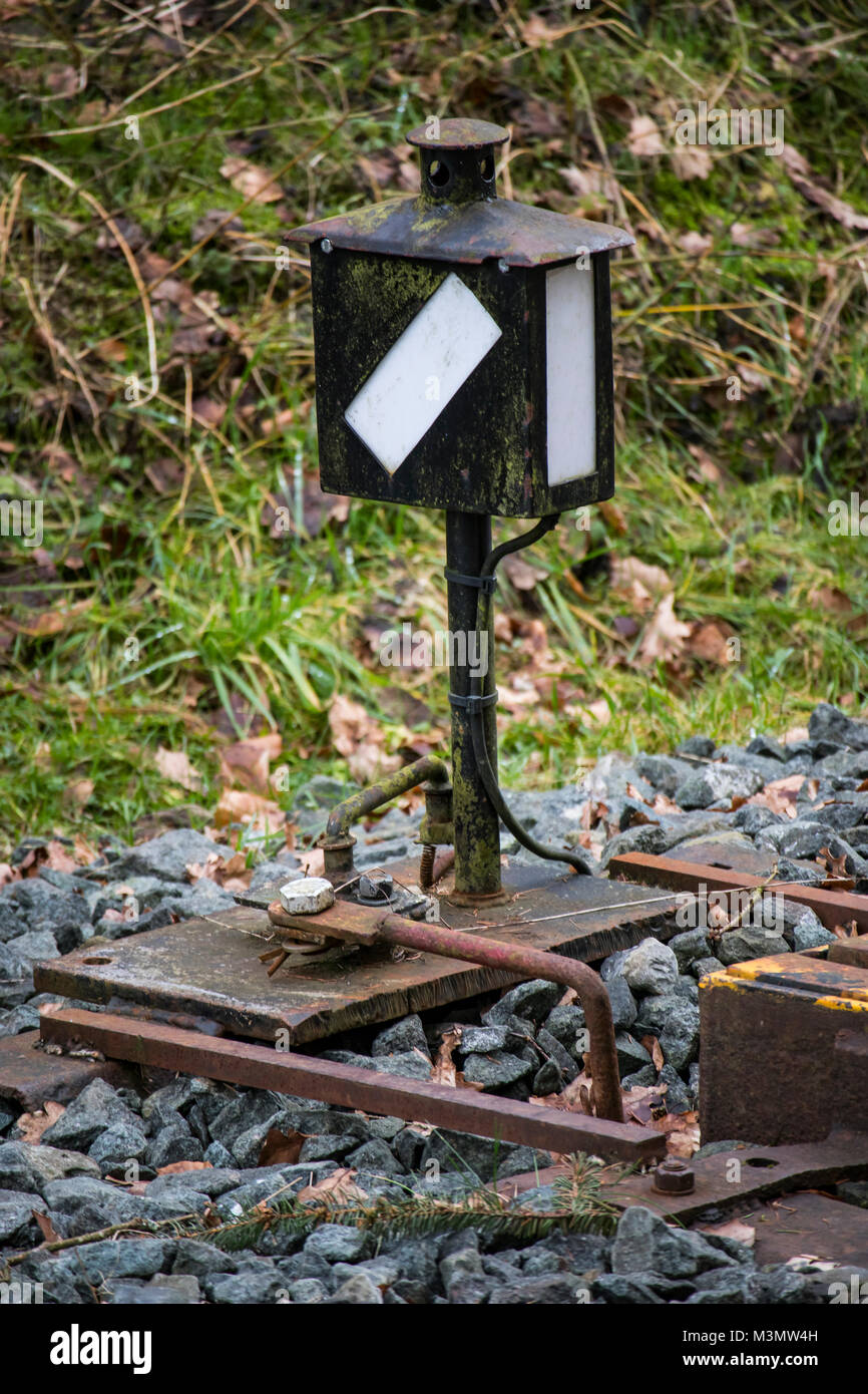 Railroad switch hi-res stock photography and images - Alamy