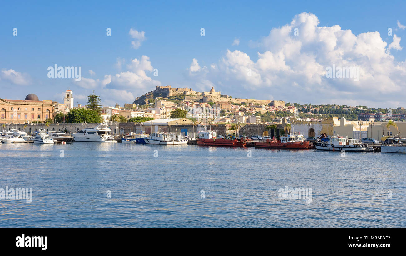 Sicily milazzo castle hi-res stock photography and images - Alamy