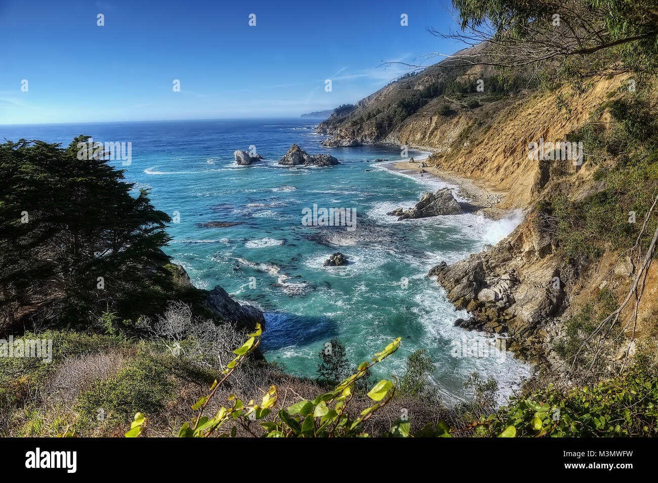 Big Sur Coast Line USA taken in 2015 Stock Photo - Alamy
