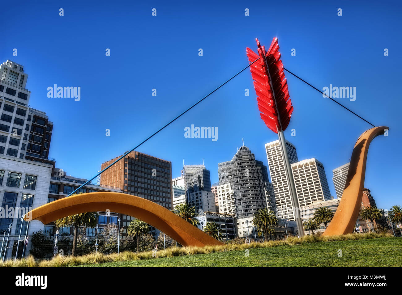 San francisco arrow bow art hi-res stock photography and images - Alamy