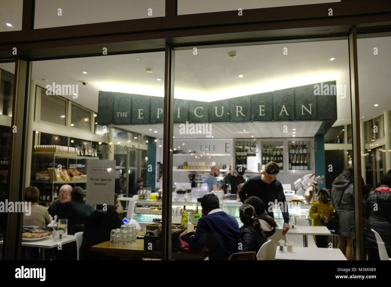 The Epicurean Restaurant, London, England, UK Stock Photo - Alamy