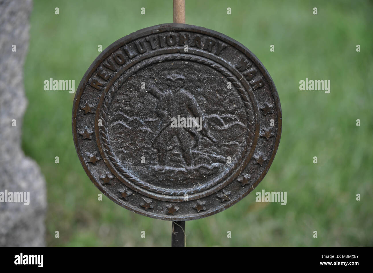 Revolutionary War Metal Marker at Valley Forge National Historical Park ...