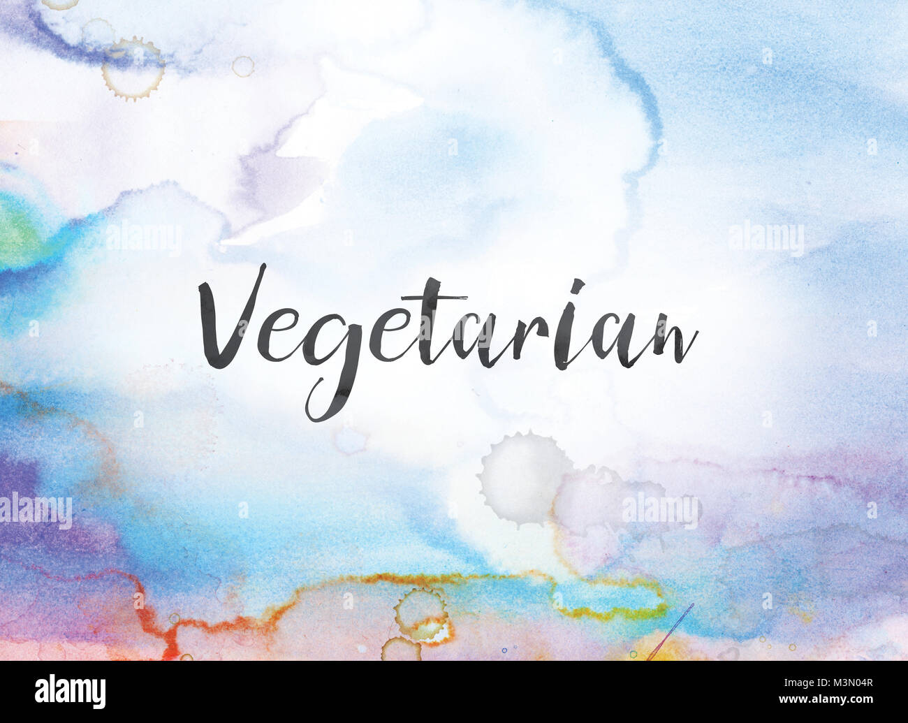 Word vegan painted in hi-res stock photography and images - Alamy