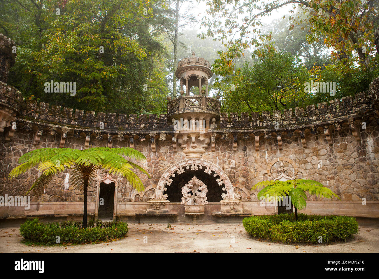 Quinta da Regaleira palace in Sintra, Portugal Stock Photo - Alamy