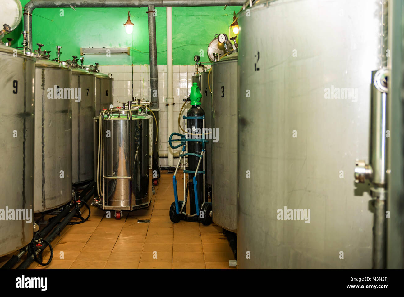 Industrial building plant room boilers hi-res stock photography and ...
