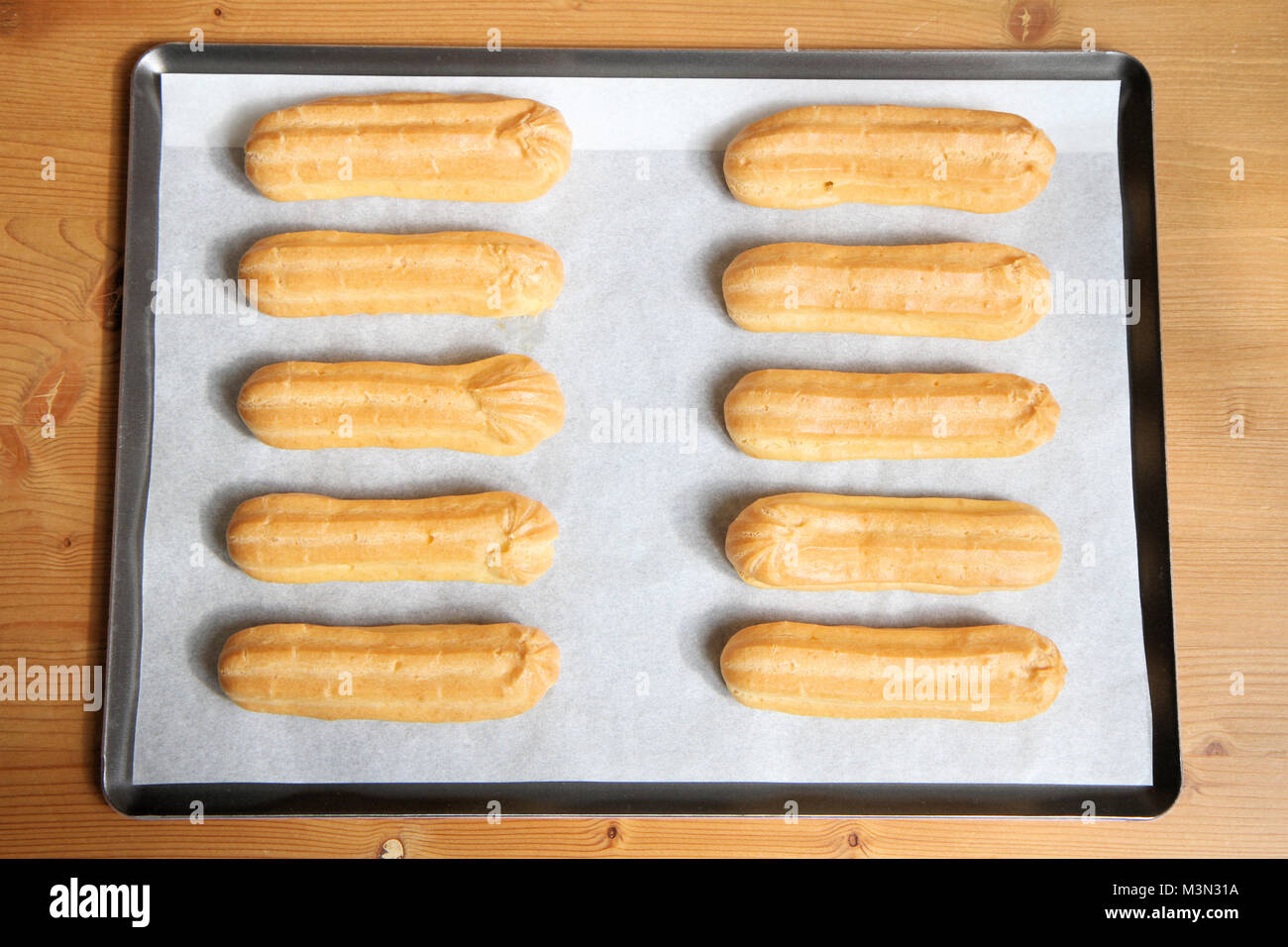 Freshly baked choux Stock Photo - Alamy