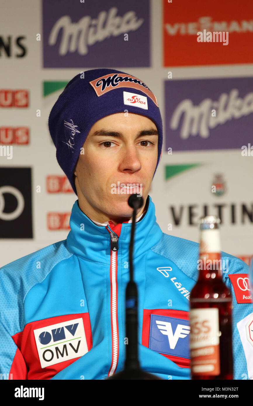 Stefan Kraft (Österreich / AUT) Pressekonferenz / PK Stock Photo - Alamy