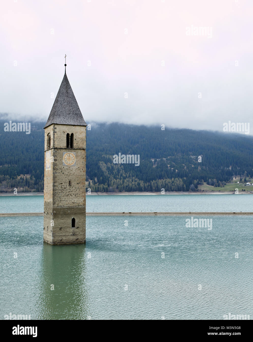 Reschensee reservoir hi-res stock photography and images - Alamy