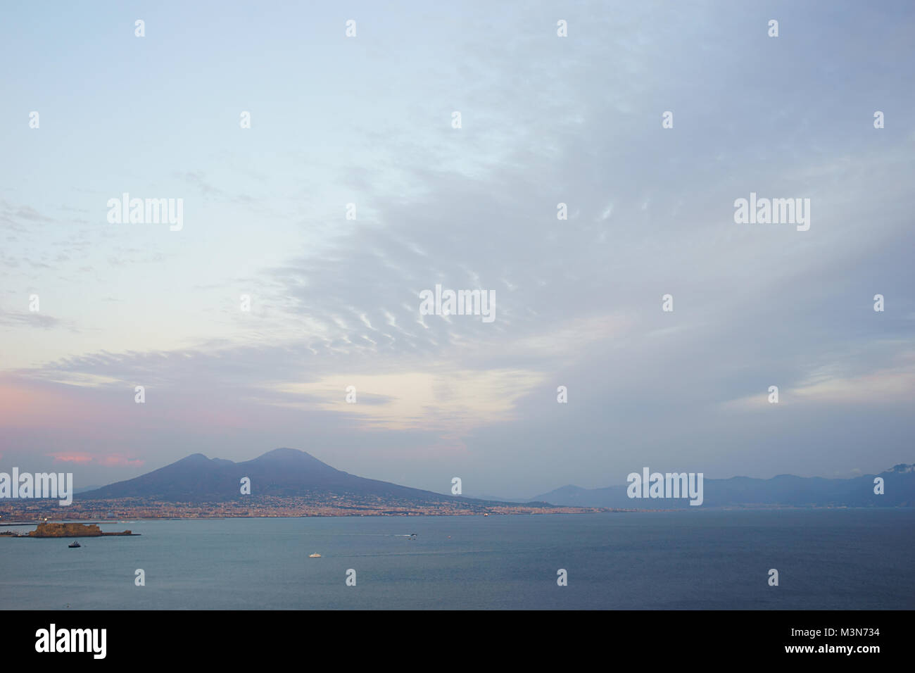 Naples bay and the vesuvio hi-res stock photography and images - Alamy