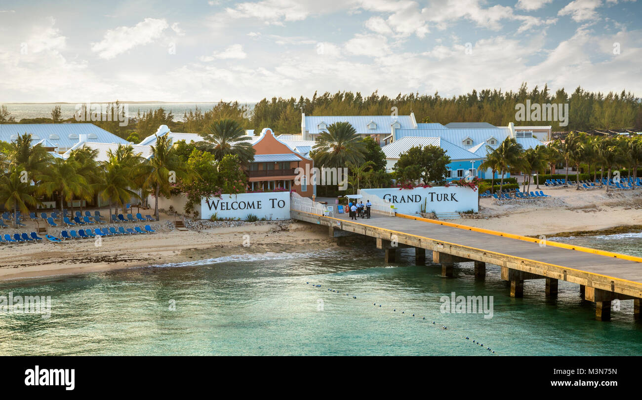 Grand Turk island in Turks and Caicos Islands Stock Photo - Alamy