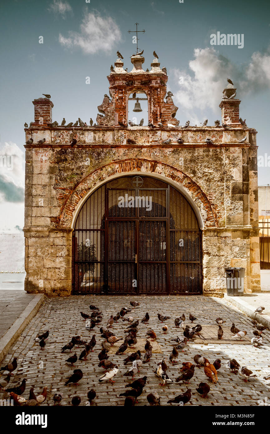 Chapel of Christ the Savior in Old San Juan, Puerto Rico Stock Photo ...