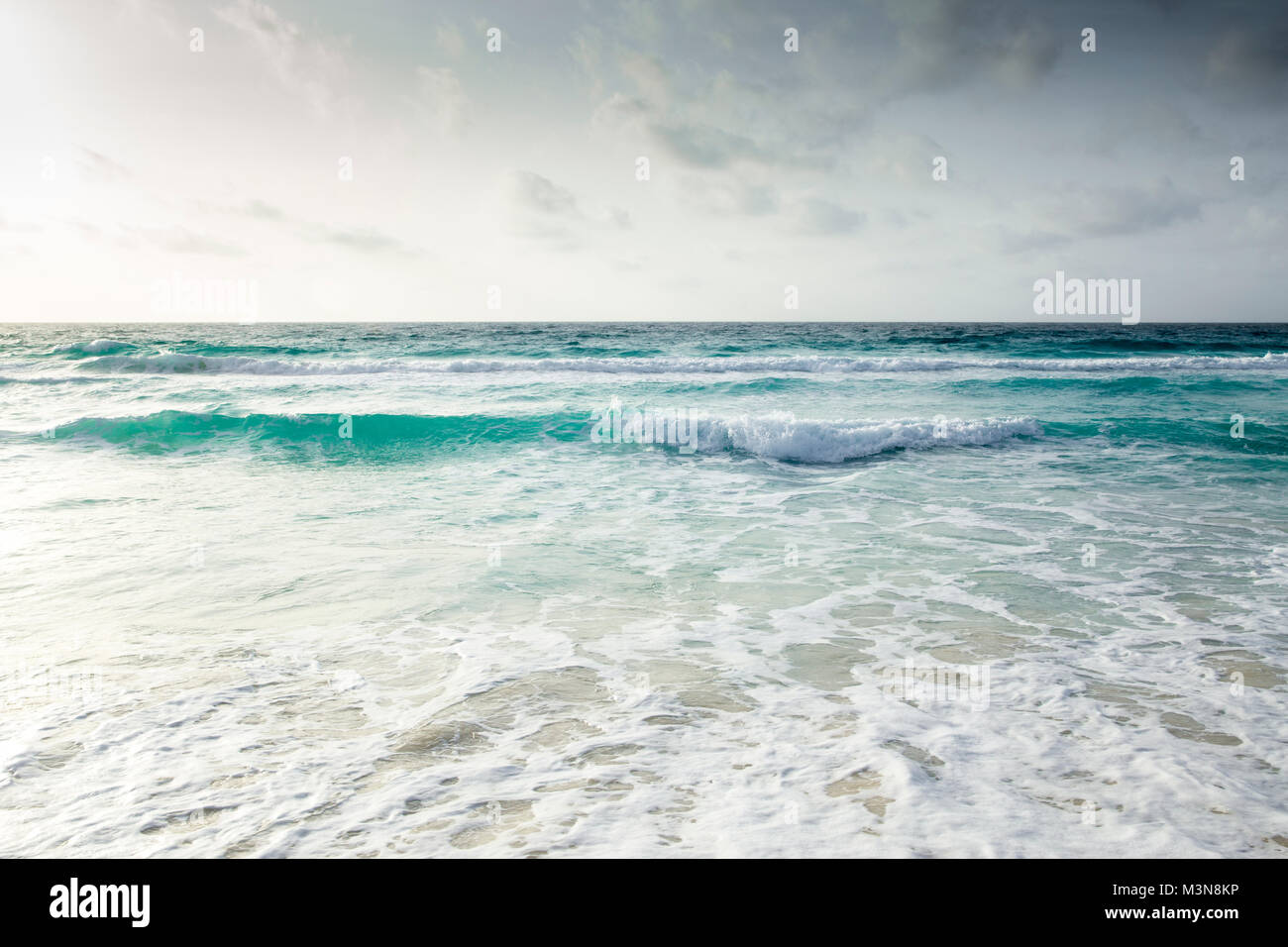 Ocean view in Cancun, Mexico Stock Photo - Alamy