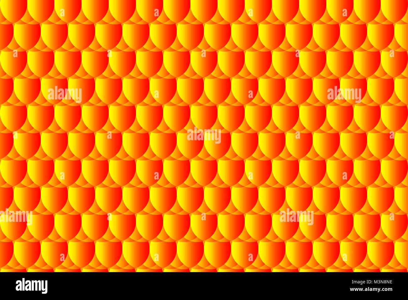 Fish scale pattern, Simple circular background - red and yellow ...