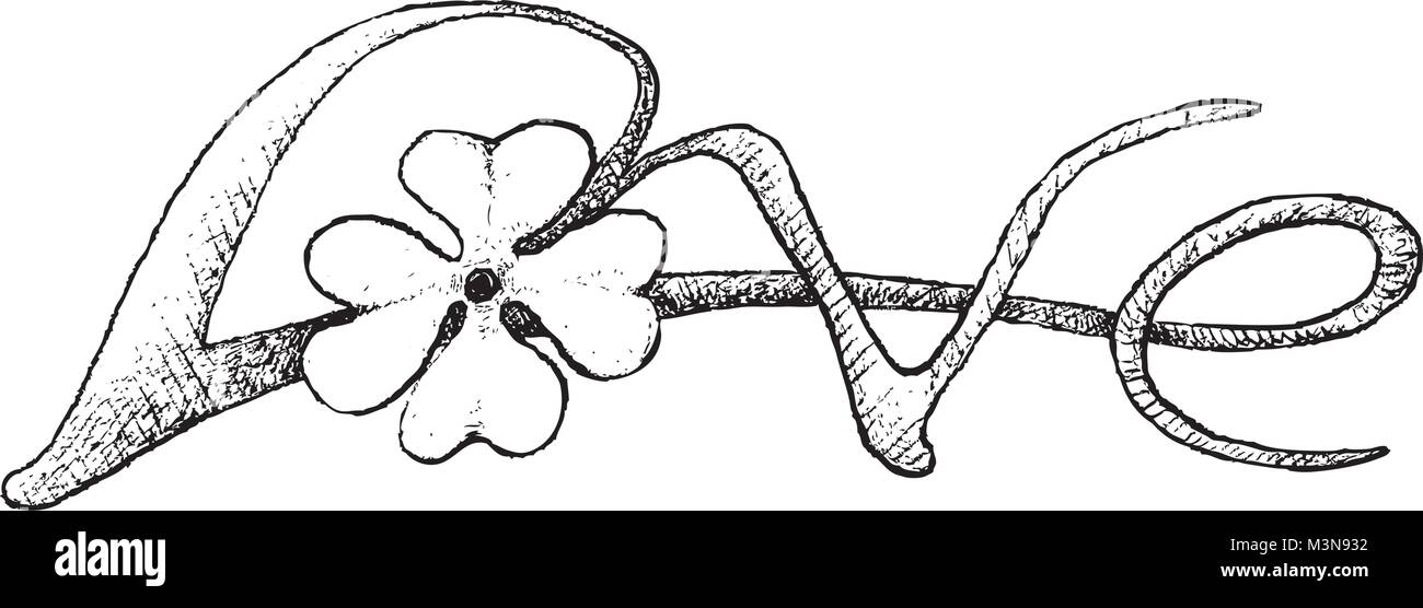 Symbols for Fortune and Luck, Illustration Hand Drawn Sketch of Fresh ...
