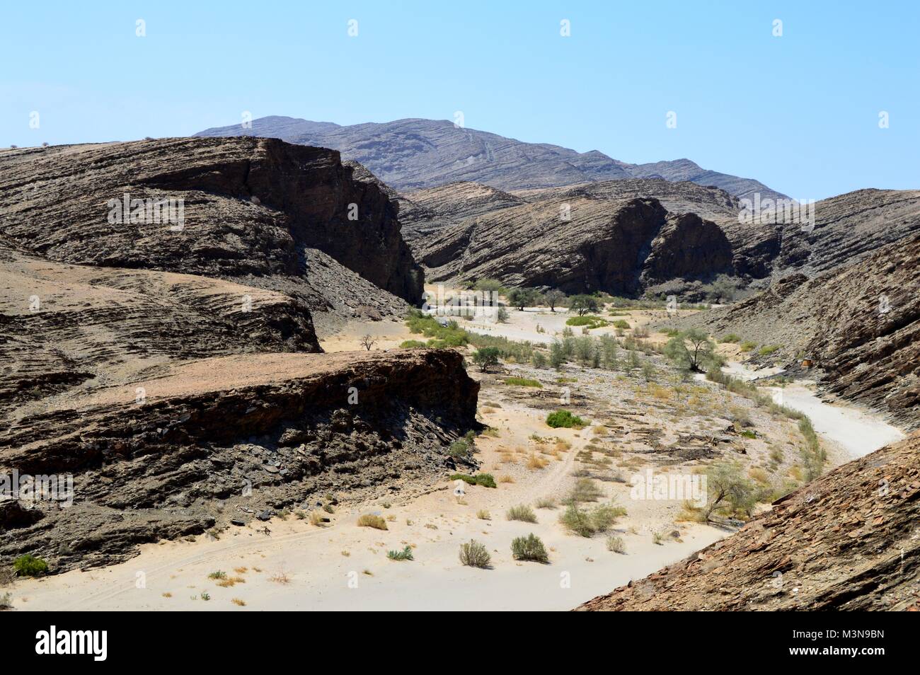 Wadi in Mountain Desert, Namibia Stock Photo - Alamy
