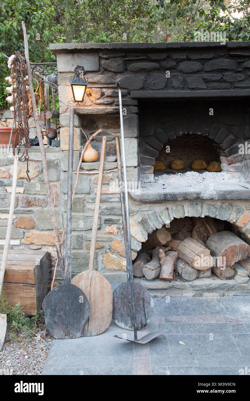 Bread making oven Stock Photo - Alamy