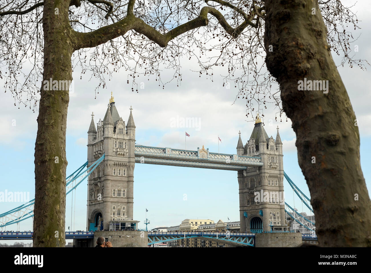 Neogothic combined bascule and suspension bridge Tower Bridge 1886 1894 ...