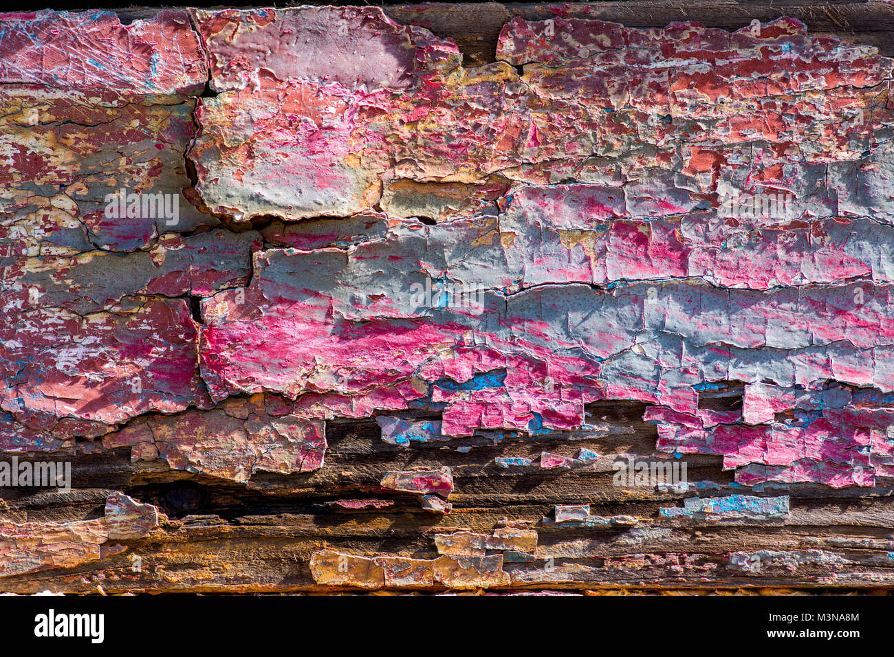 Texture of cracked rough wood surface painted Stock Photo - Alamy