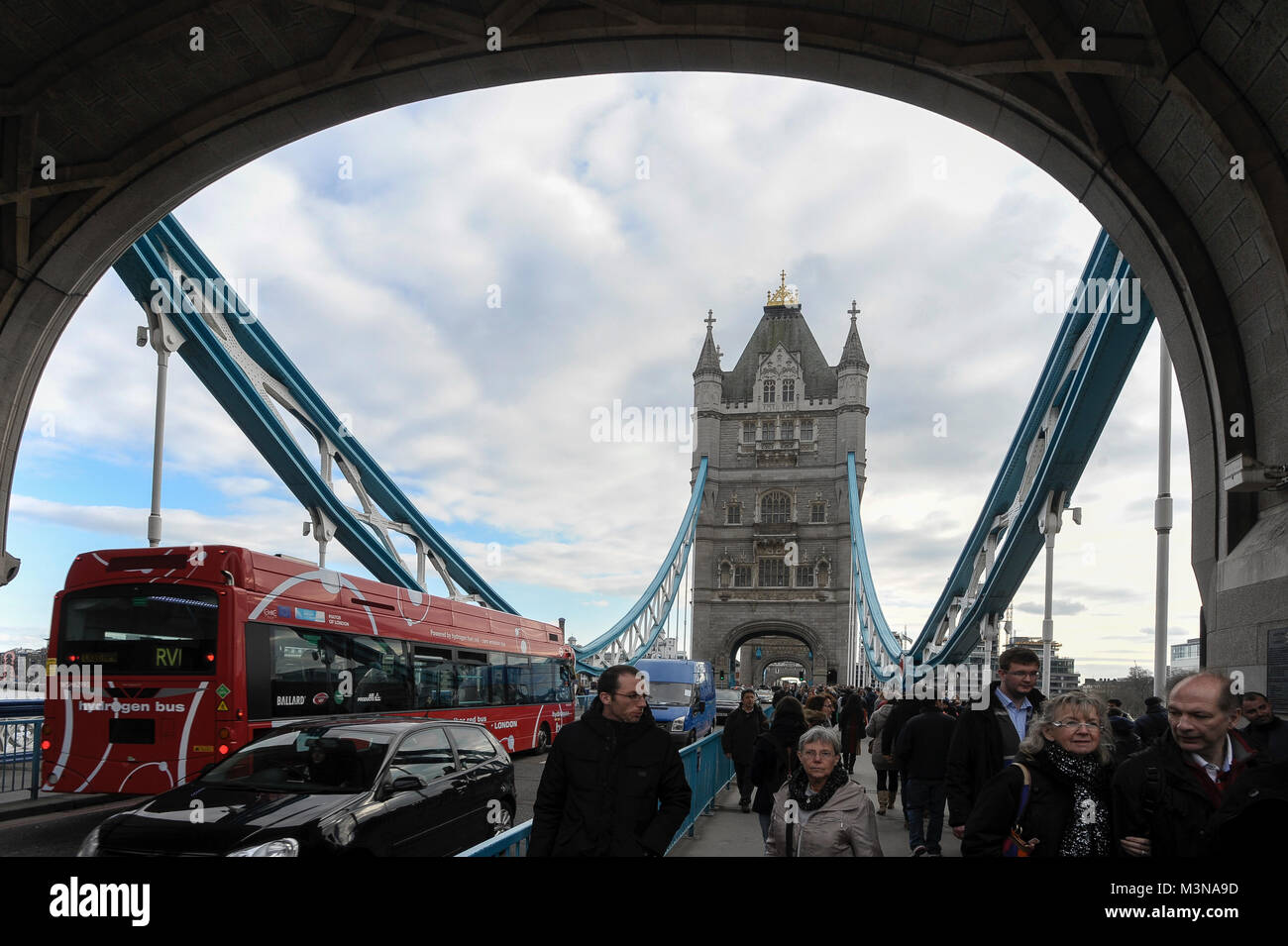 Neogothic combined bascule and suspension bridge Tower Bridge 1886 1894 ...