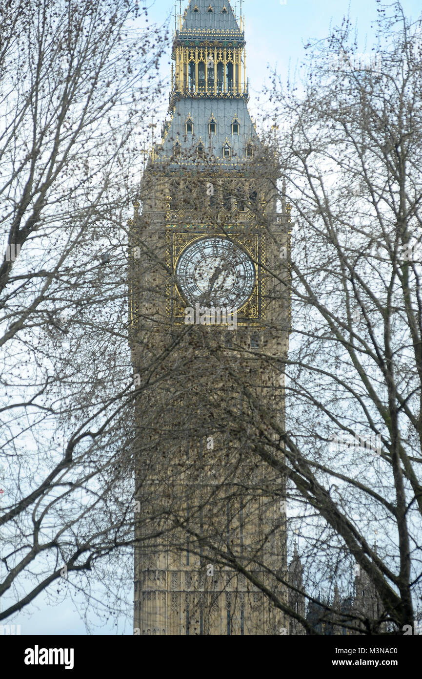 Palace of Westminster with Clock Tower called Big Ben listed by UNESCO ...