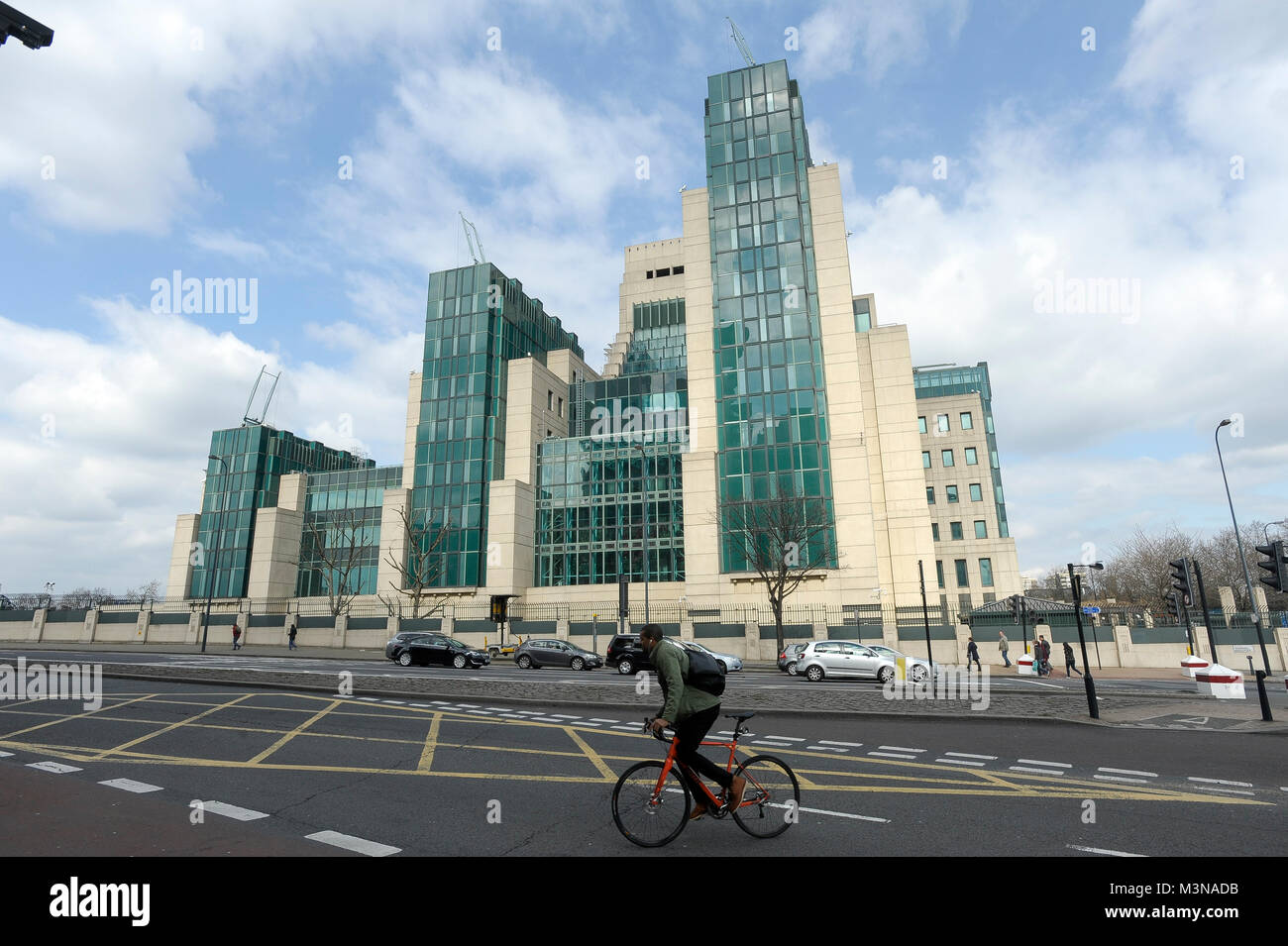 SIS Building on the South Bank of the River Thames in London, England ...