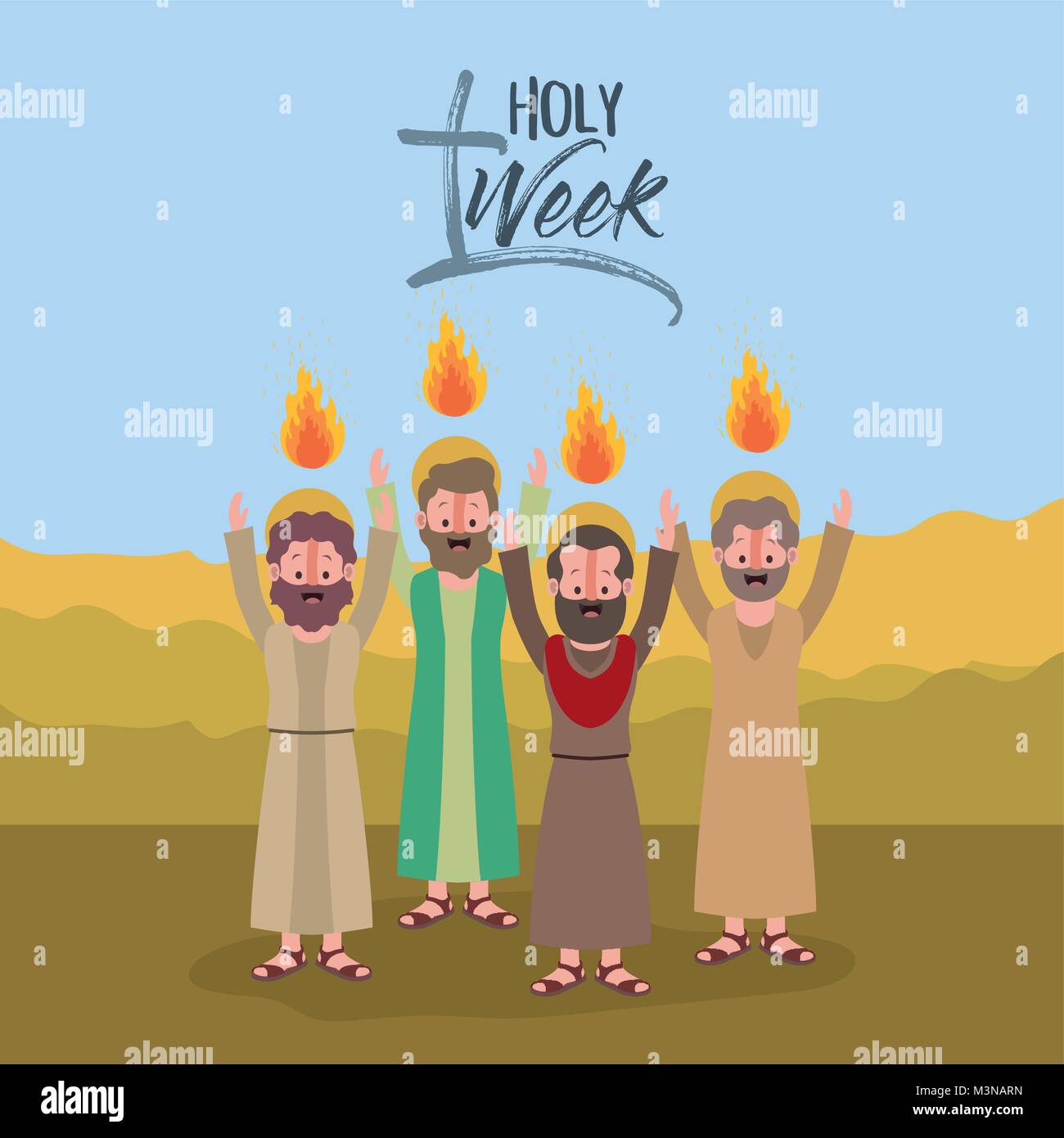 holy week biblical scene Stock Vector Image & Art - Alamy