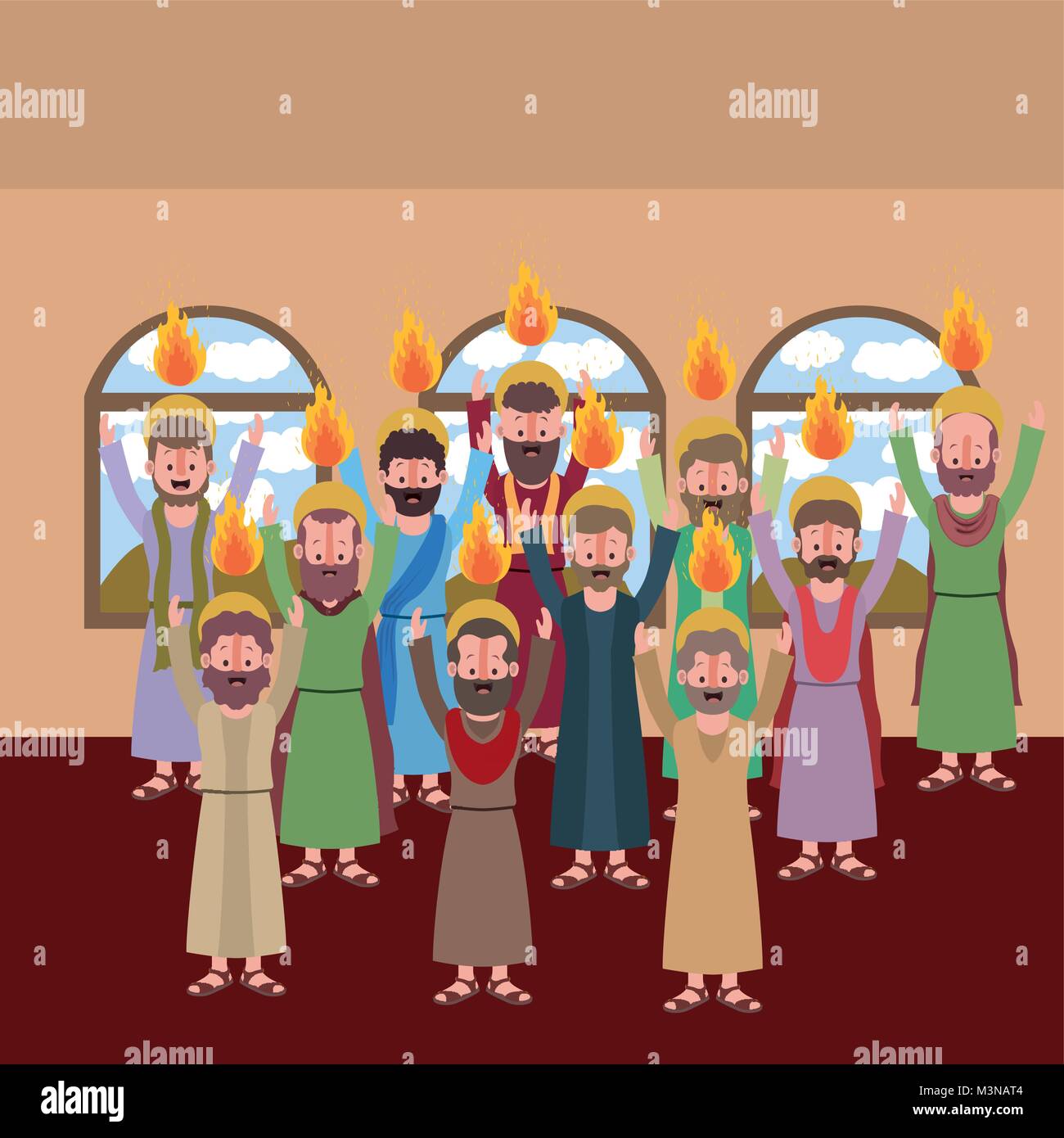 holy week biblical scene Stock Vector Image & Art - Alamy